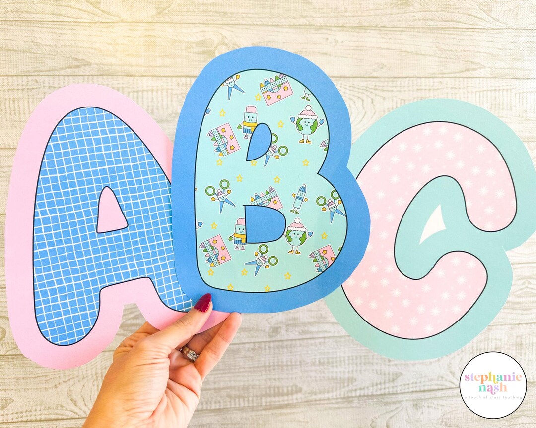 Bulletin Board Letters | Winter Bulletin Board Letters | January ...