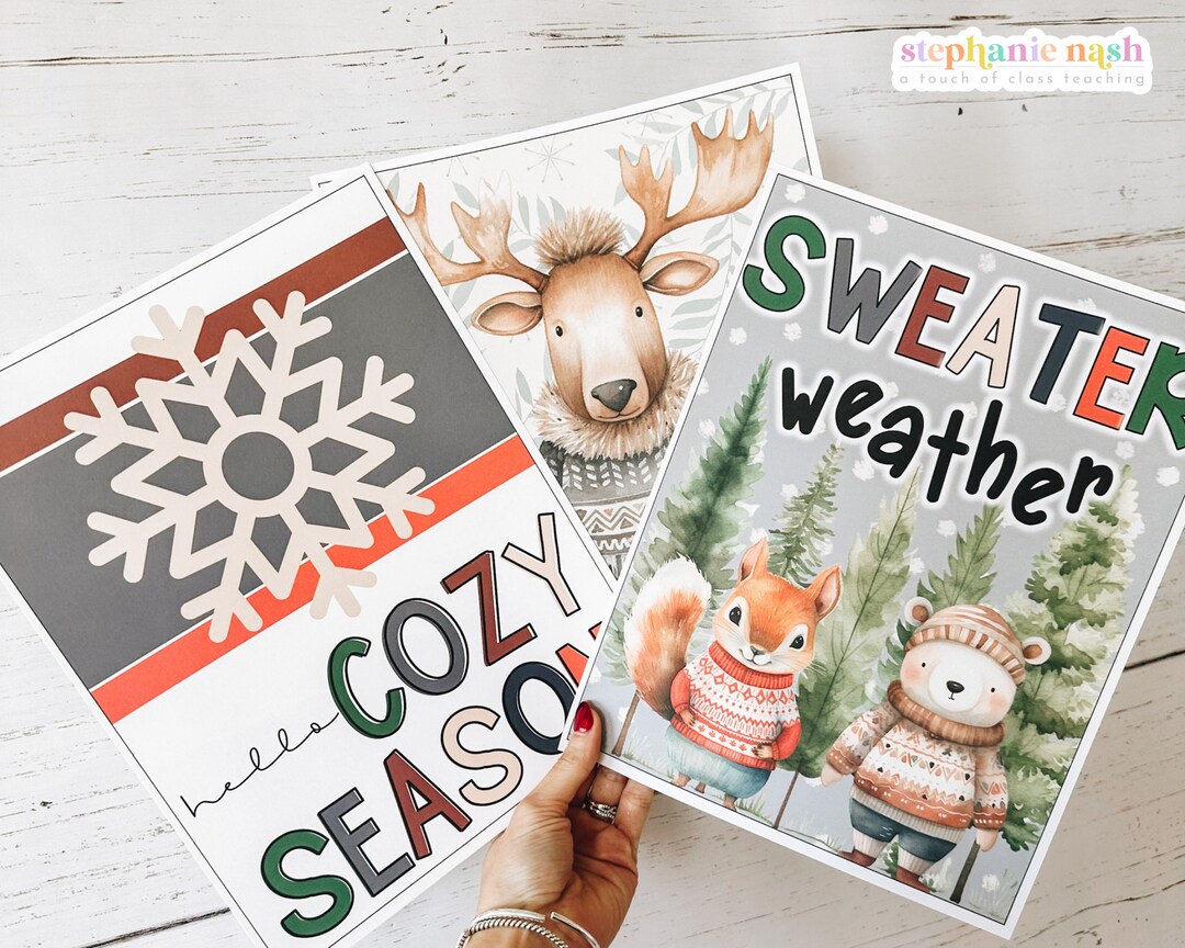 Winter Bulletin Board | Editable | Winter Posters | Bulletin Board ...