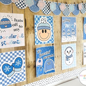 Winter Bulletin Board | Editable | Winter Posters | January Bulletin ...
