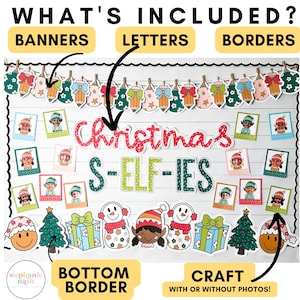 Christmas Bulletin Board | December Bulletin Board With Student Photos ...