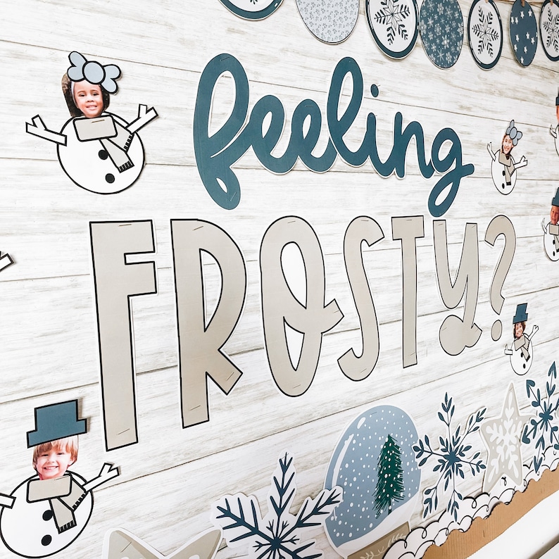 Winter Bulletin Board | Snowmen Bulletin Board | Snowman Bulletin Board ...
