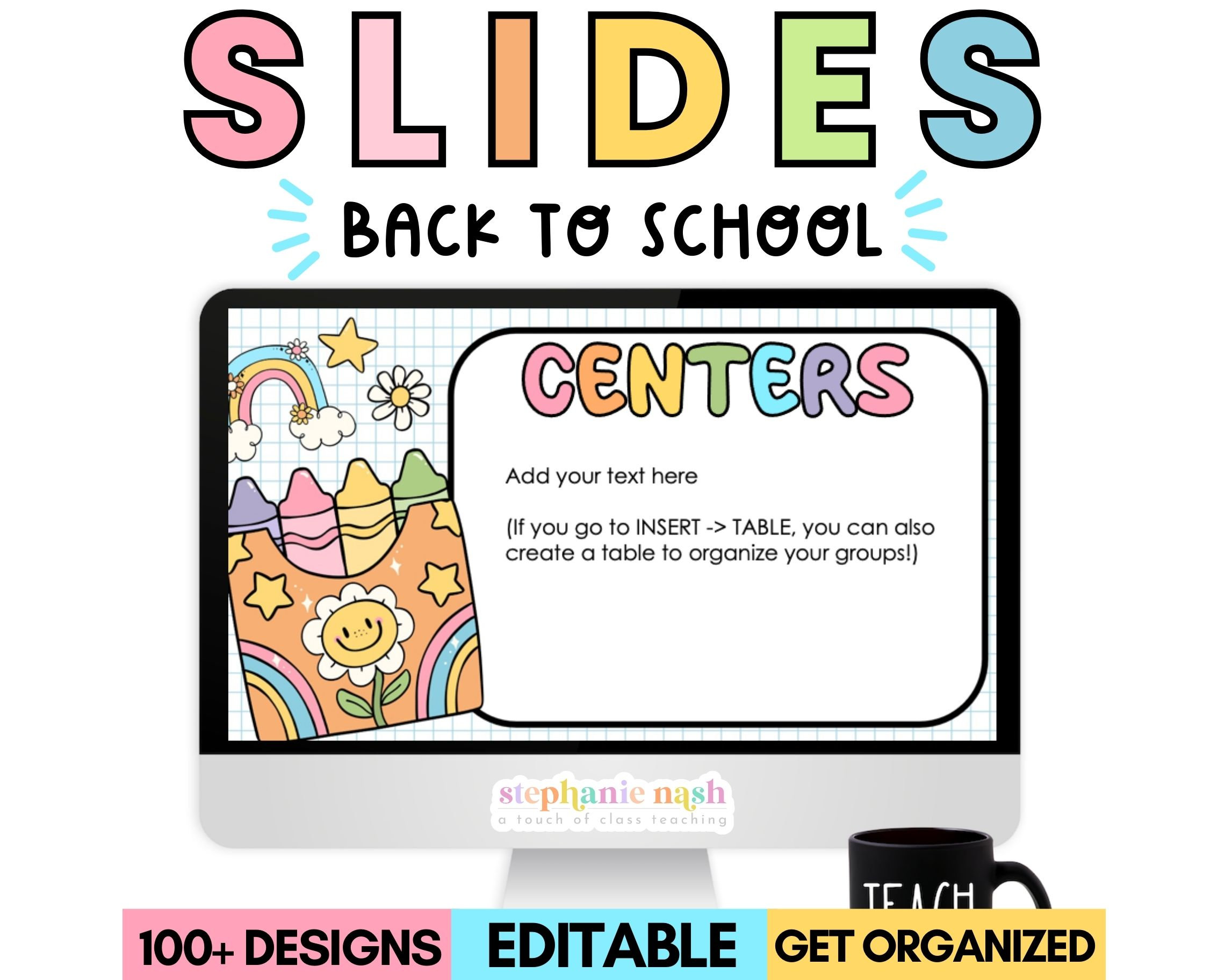 Daily Classroom Slides | First Day of School Slides| Welcome & Good ...