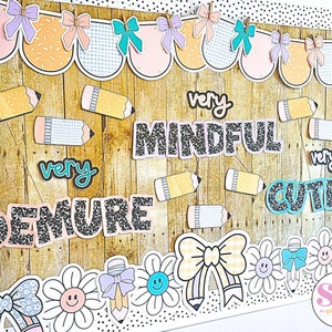 Demure Bulletin Board Kit | Composition Book | Vocabulary Activity ...