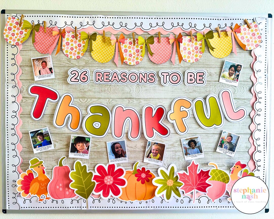 Thanksgiving Bulletin Board | November Bulletin Board for the Classroom ...