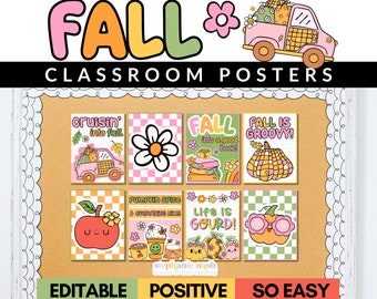 Fall Football Classroom Posters, Classroom Posters, September Bulletin ...