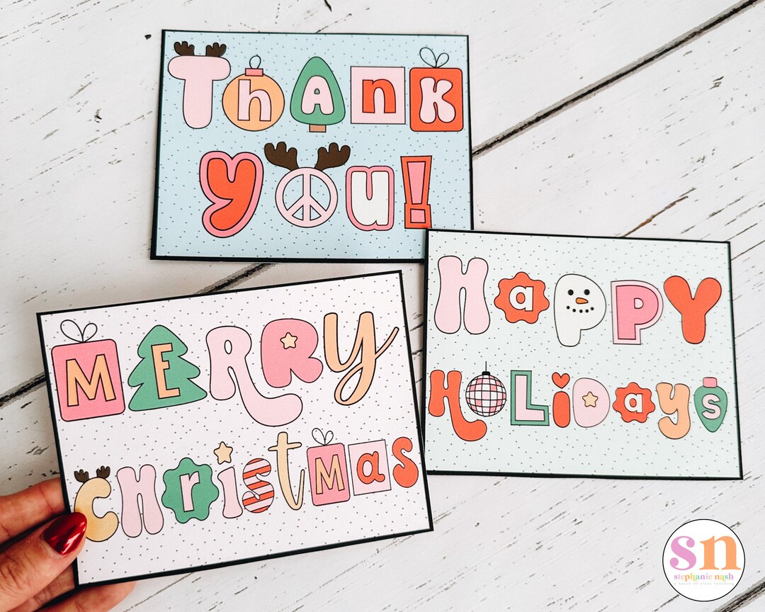 Christmas Thank You Cards | Christmas Gift Tags | Holiday Cards ...