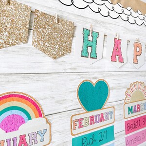 Birthday Bulletin Board | Varsity Patch Letters Bulletin Board ...