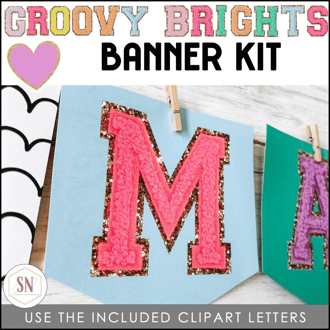 Groovy Classroom Decor Banner Templates - Etsy