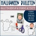 Halloween Bulletin Board Kit & Ghost Student Activity - Etsy