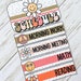 Retro Classroom Decor | Classroom Schedule - Etsy