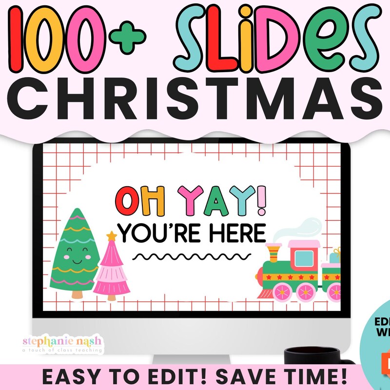 Classroom Daily Slides December - Etsy