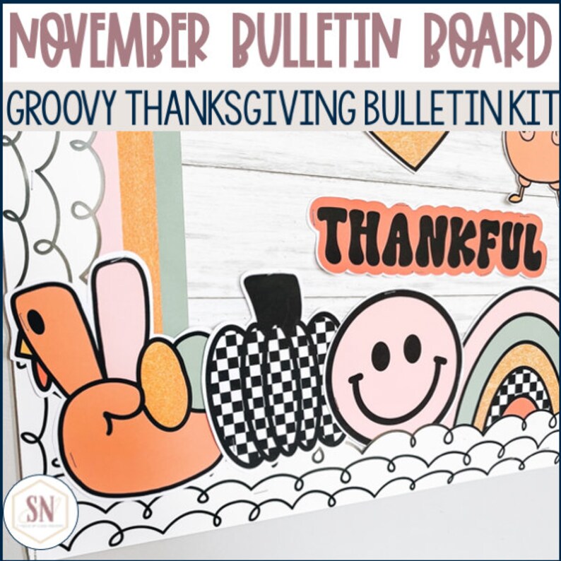 Thanksgiving Bulletin Board Kit November Bulletin Board - Etsy