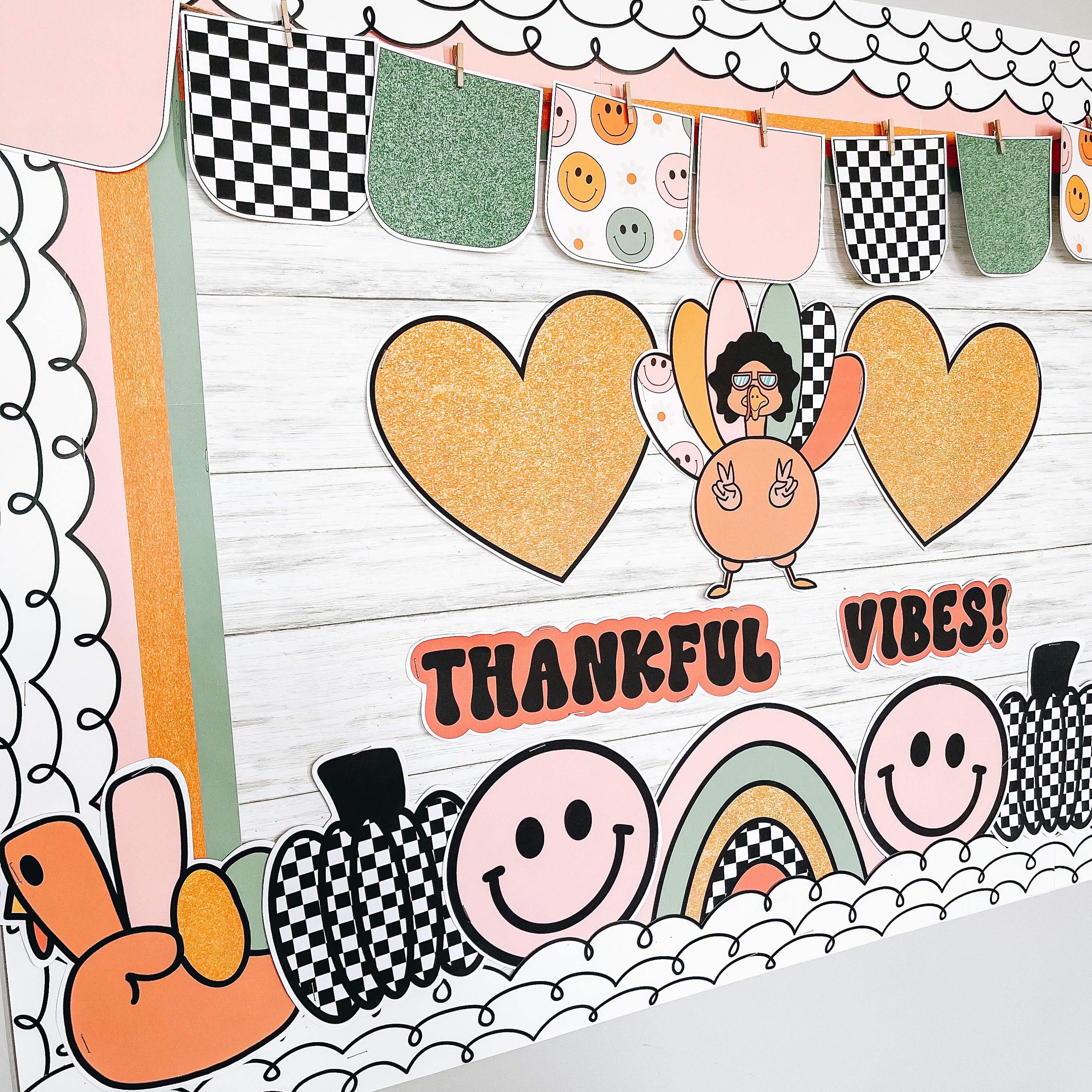 Thanksgiving Bulletin Board Kit | November Bulletin Board - Etsy