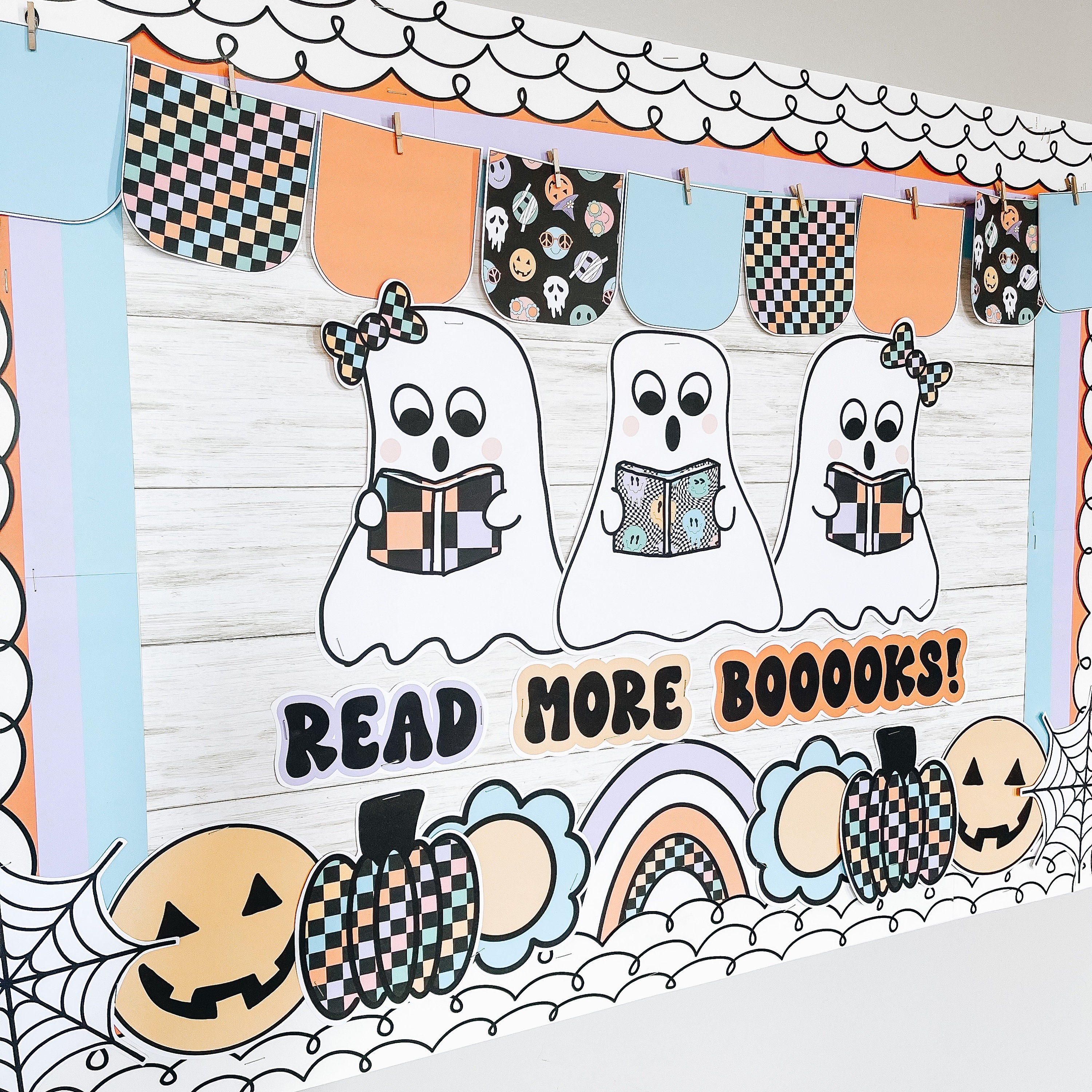 Halloween Bulletin Board Kit | October Bulletin Board Kit - Etsy