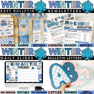 Winter Classroom Decor | Winter Door Decor | Winter Bulletin Board ...