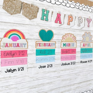 Birthday Bulletin Board | Varsity Patch Letters Bulletin Board ...