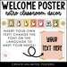 Retro Classroom Decor Welcome Poster - Etsy
