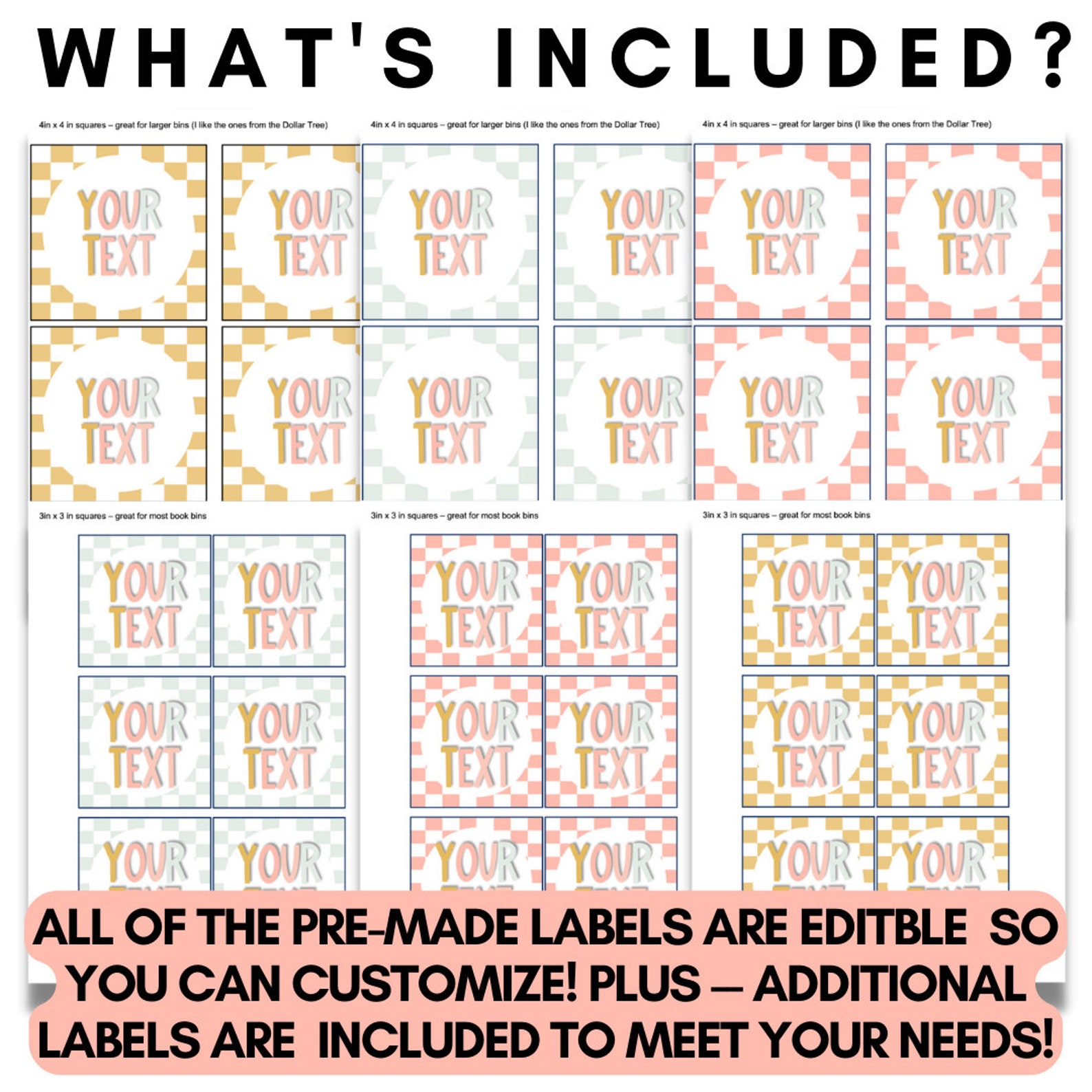 Calm Pastel Classroom Decor | Labels Templates | Editable | *NEW - Etsy