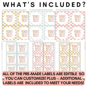 Calm Pastel Classroom Decor | Labels Templates | Editable | *NEW - Etsy