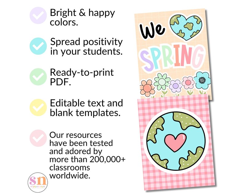 Spring Bulletin Board | April Classroom Posters | Bulletin Board Ideas ...