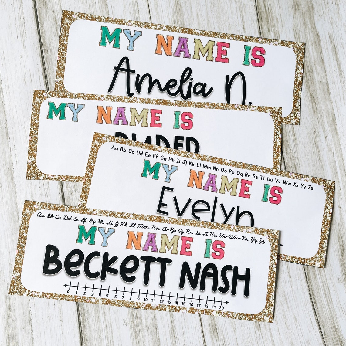 Groovy Classroom Decor Desk Name Plates - Etsy