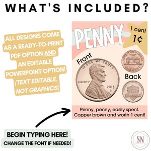 Calm Pastel Classroom Decor | Money Posters | Editable | *NEW - Etsy