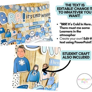 Winter Bulletin Board | January Bulletin Board With Student Photos ...