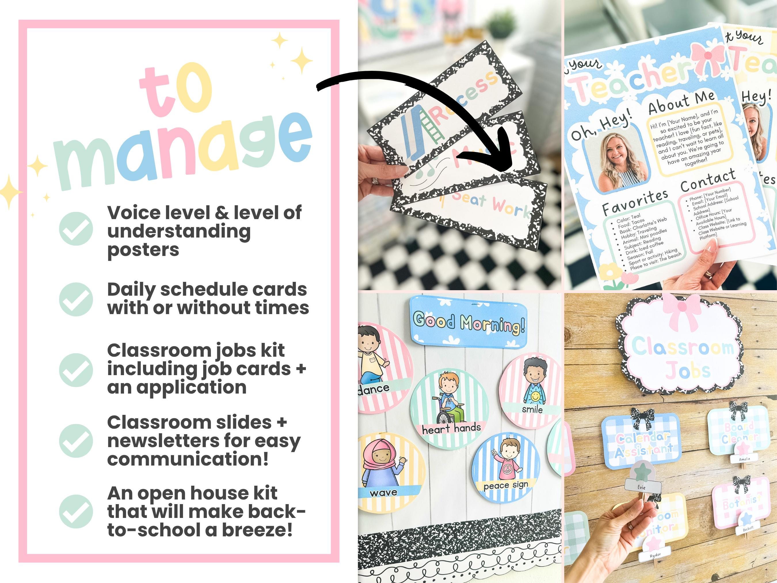 Pastel Classroom Decor Bundle | Classroom Decor Theme | Classroom Decor ...