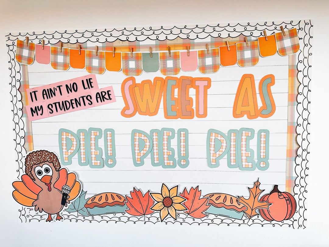 Thanksgiving Bulletin Board | November Bulletin Board With Student ...
