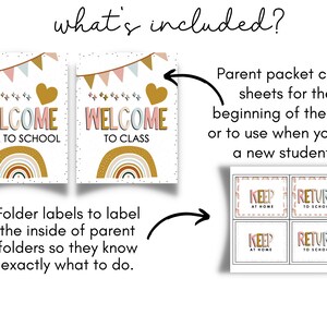 Boho Rainbow Back to School Open House Survival Kit! | Boho Rainbow ...