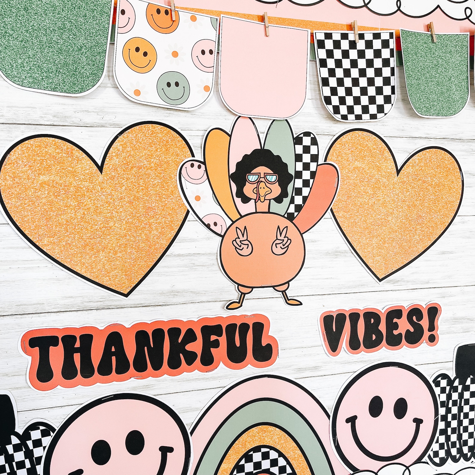 Thanksgiving Bulletin Board Kit November Bulletin Board - Etsy