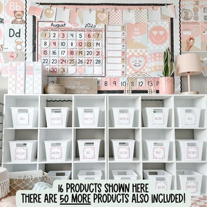 Calm Pastel Classroom Decor Bundle Editable | Ultimate Mega Classroom ...