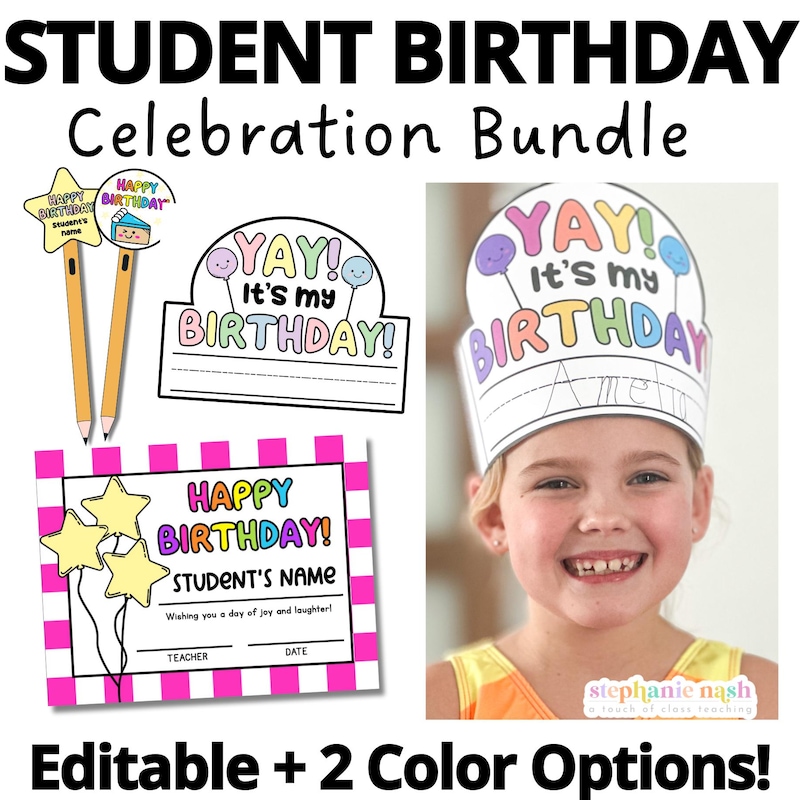 Happy Birthday Hats - Etsy