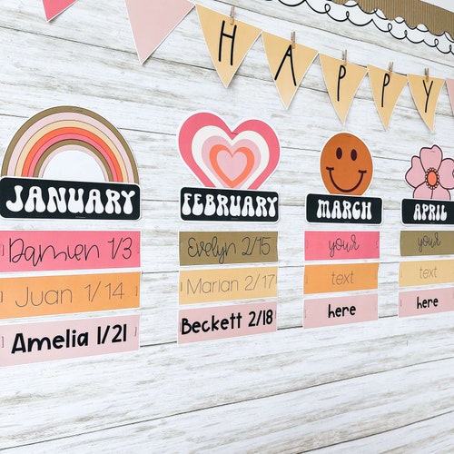 Retro Classroom Decor Bulletin Board Display - Etsy