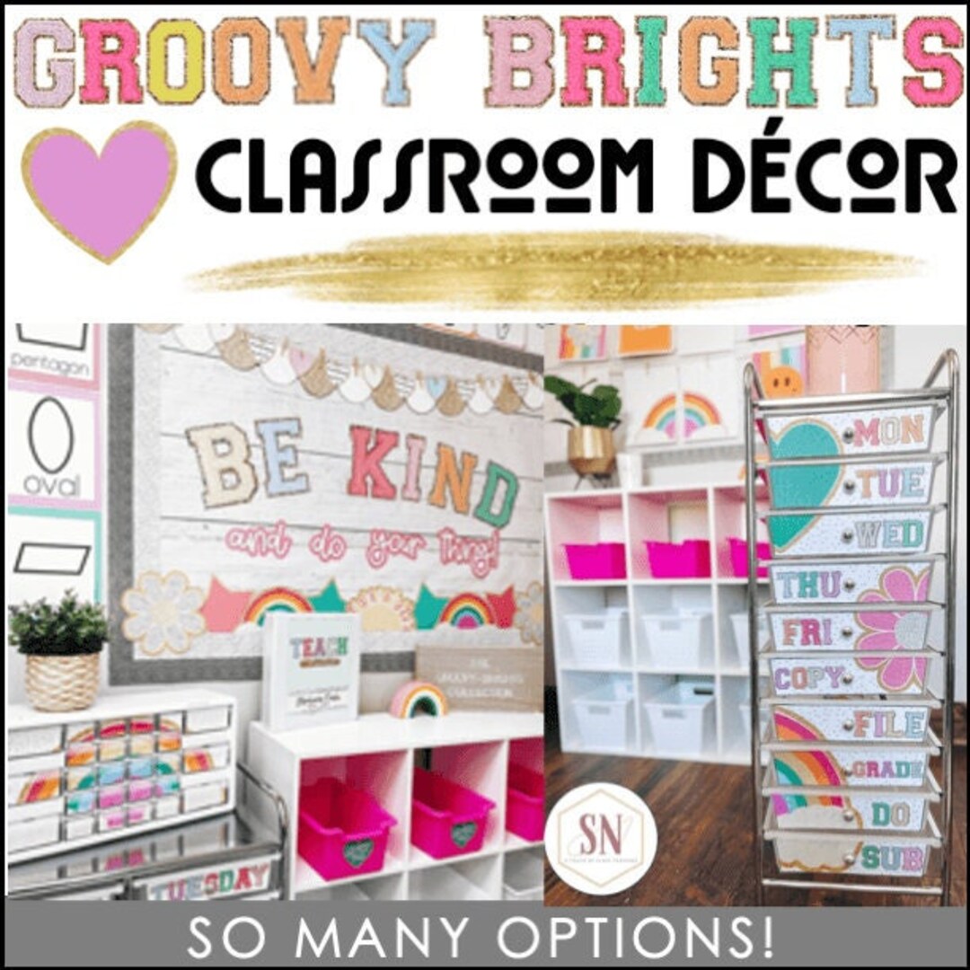 Stoney Clover Lane Inspired Varsity Patch Letter Classroom - Etsy