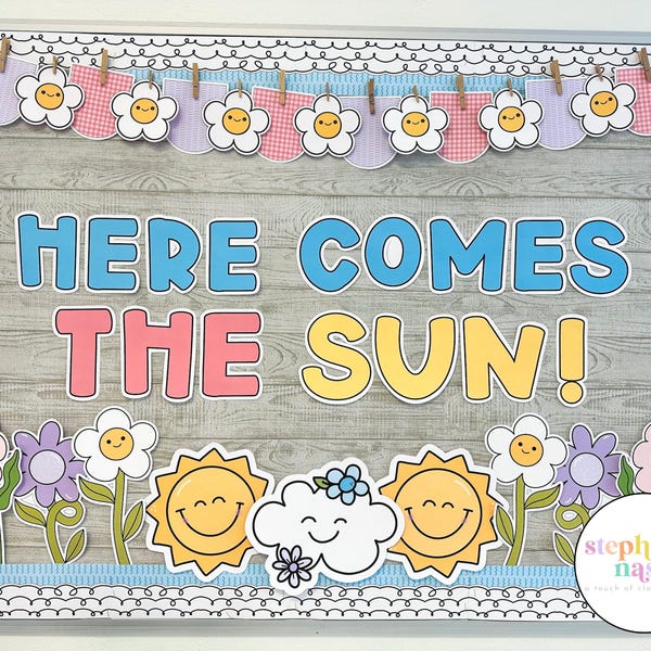 Sun Bulletin Board - Etsy