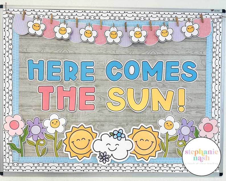 Spring Bulletin Boards, April Bulletin Display for the Classroom, Here ...