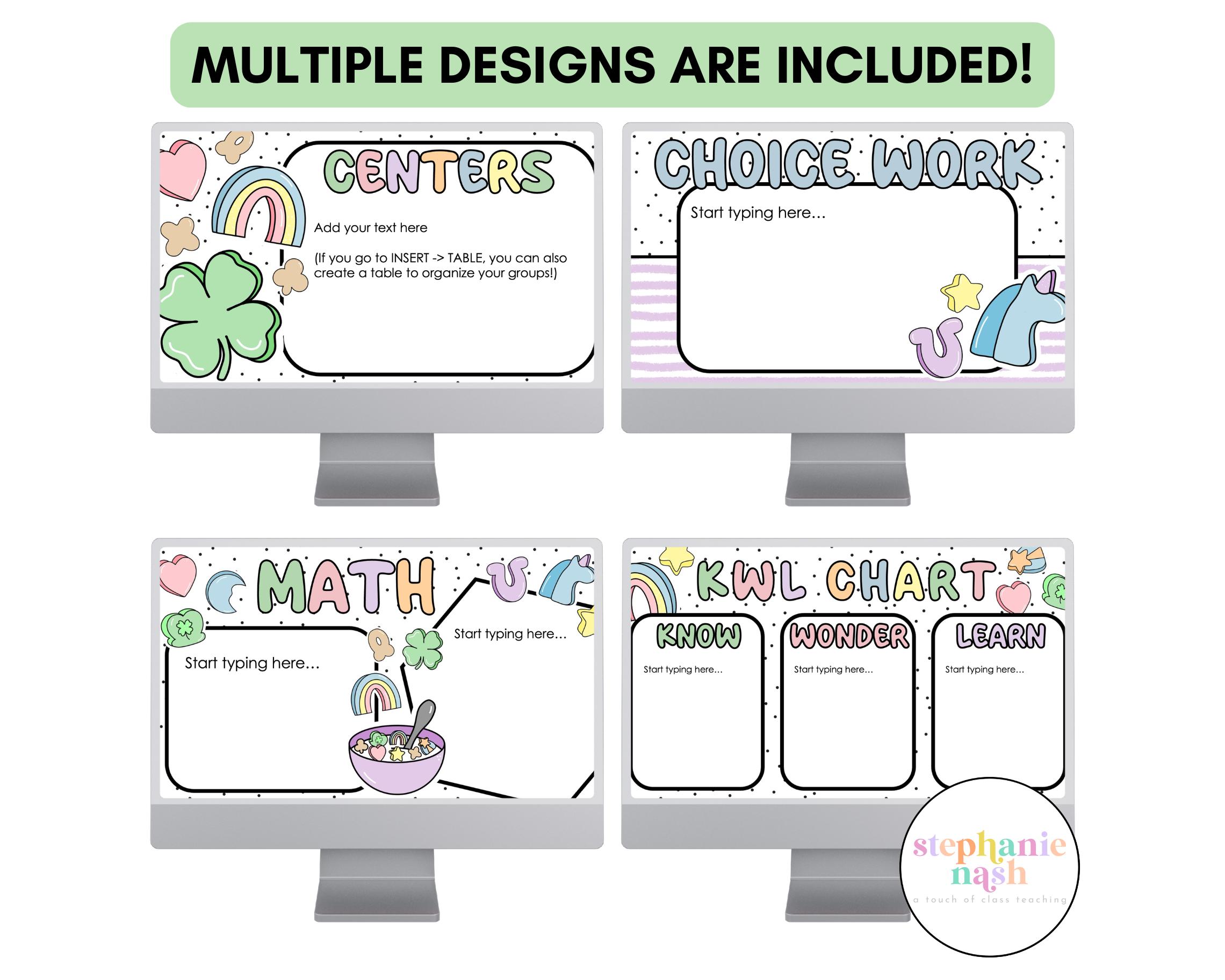 March Morning Slides Editable| March Daily Slides Editable | St ...