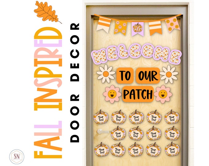 Fall Pumpkins Bulletin Board or Door Decoration - Etsy