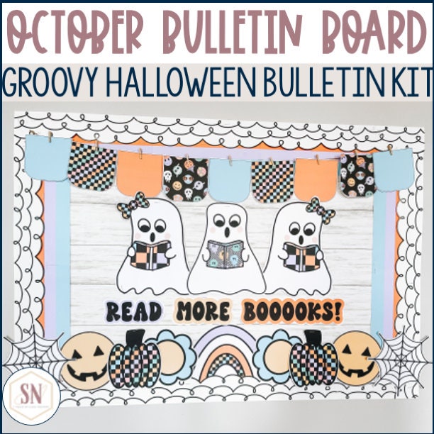 Halloween Bulletin Board Kit October Bulletin Board Kit - Etsy