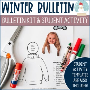 Winter Bulletin Board | Ugly Sweater Template | Winter Bulletin Boards ...