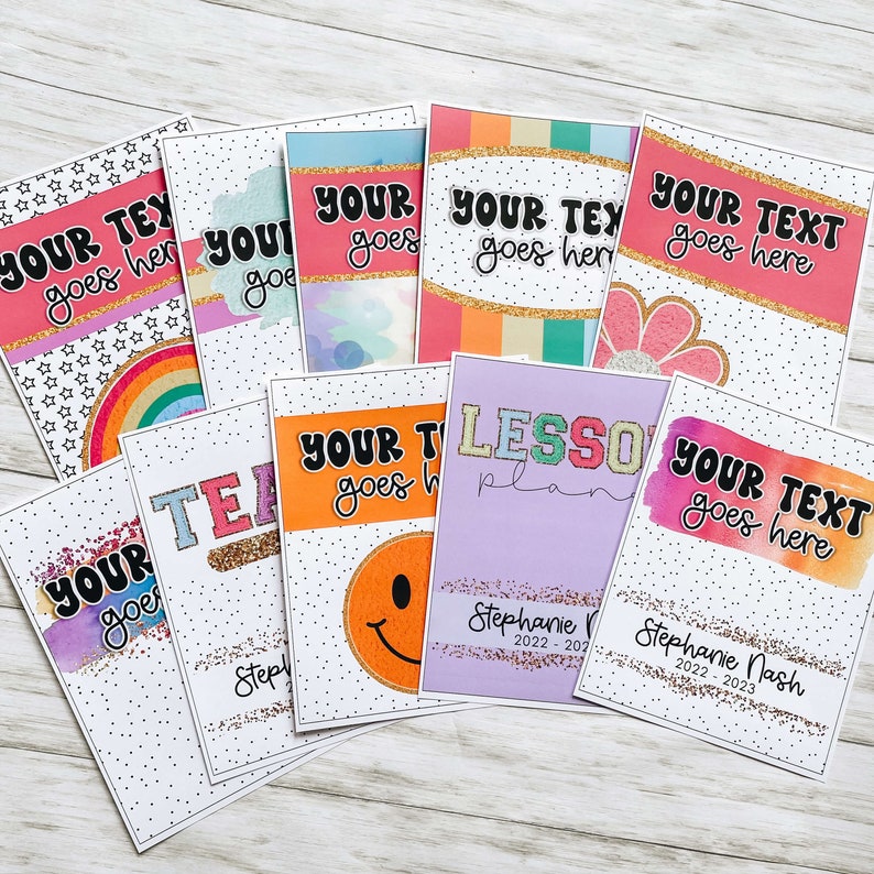 Groovy Classroom Decor Binder Covers - Etsy