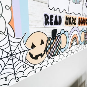 Halloween Bulletin Board Kit | October Bulletin Board Kit - Etsy