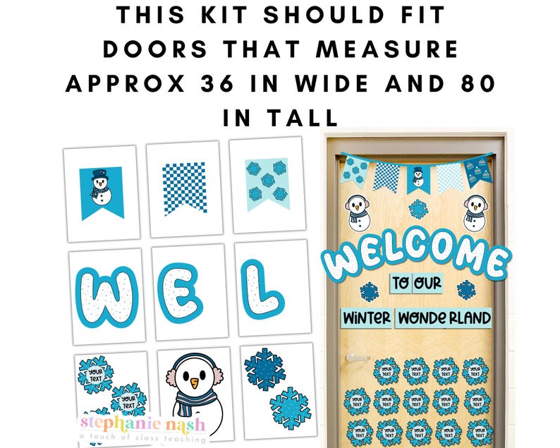 Winter Door Decor | Winter Door Decorations | January Door Decor ...