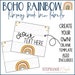 Boho Rainbow Library Book Bin Labels - Etsy