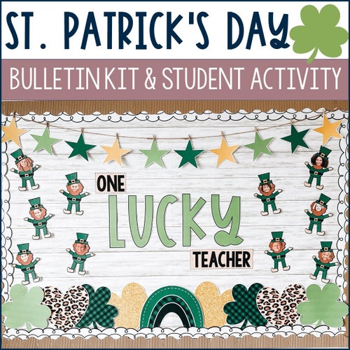Lucky Charms Bulletin Board Kit St Patricks Day Bulletin - Etsy