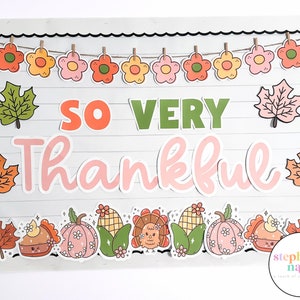 Thanksgiving Bulletin Board | November Bulletin Board With Student ...