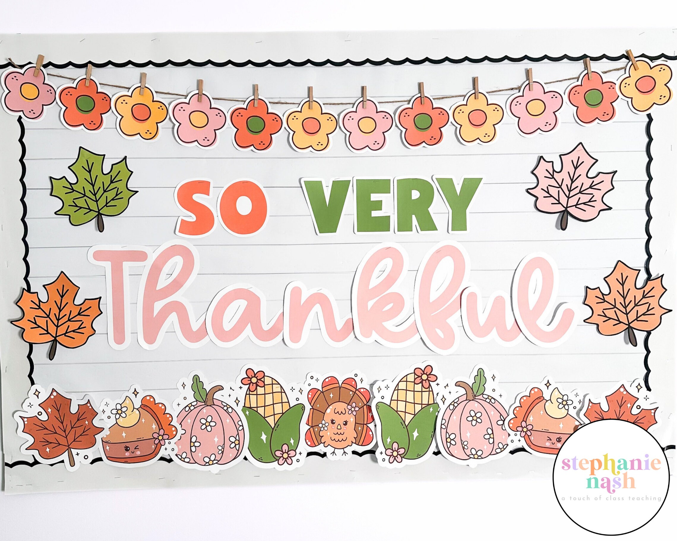Thanksgiving Bulletin Board | November Bulletin Board With Student ...
