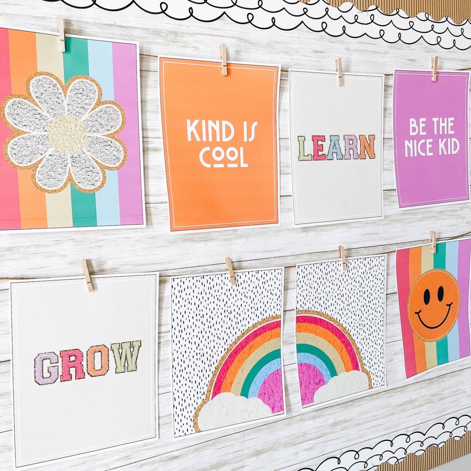 Groovy & Bright Classroom Decor Classroom Posters - Etsy