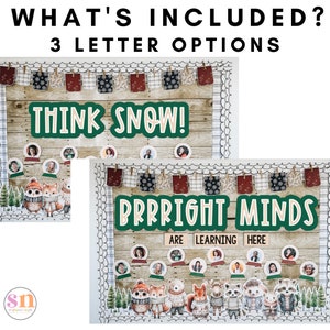 Winter Bulletin Board | January Bulletin Board With Student Photos ...